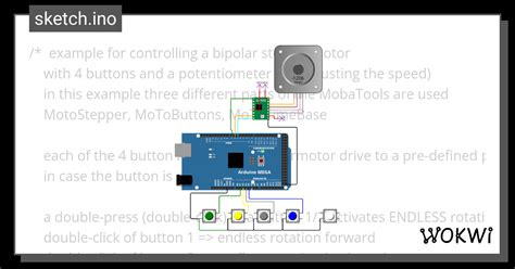 Mobatools 4 Buttons Reference Demo 001 Wokwi Esp32 Stm32 Arduino