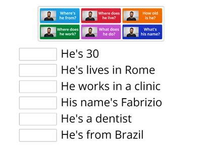 Wh questions with do Recursos didácticos