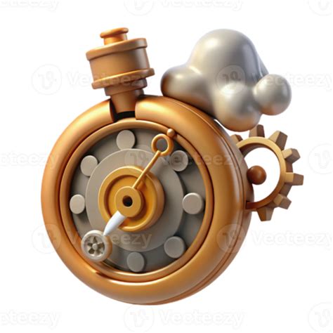 Steampunk Clockwork Gear Illustration 55663457 Png