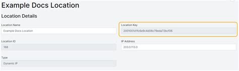 Adding A Dynamic Ip Location