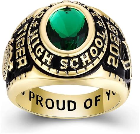 Sterling Silver Class Rings Fully Personalized Class Rings For Women