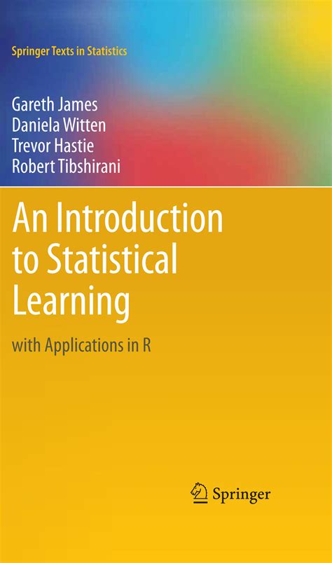 Solution An Introduction To Statistical Learning Gareth James Daniela Witten Trevor Hastie