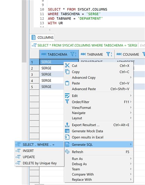 Can T Generate Sql From A Simple Select Statement With With Ur Issue Dbeaver Dbeaver