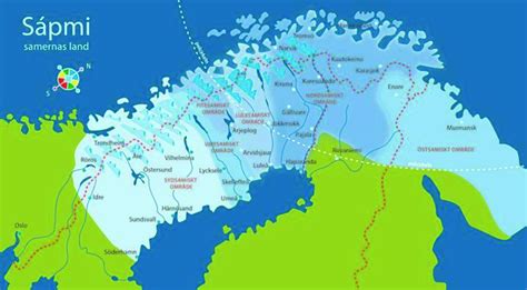 Map Of Sápmi Source Sametinget Download Scientific Diagram