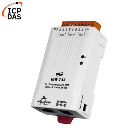 Jual Modbus Tcp To Rtu Ascii 3 Port Rs485 Gateway Icpdas Tgw 735 Cr