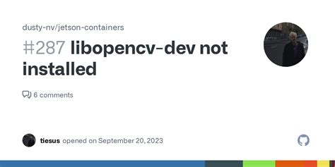 Libopencv Dev Not Installed Issue Dusty Nv Jetson Containers Github