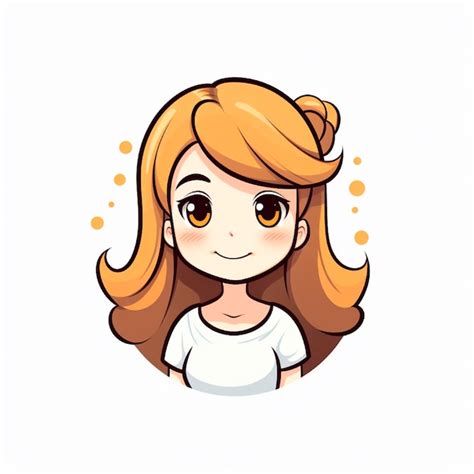 Logotipo De Linda Chica Foto Premium