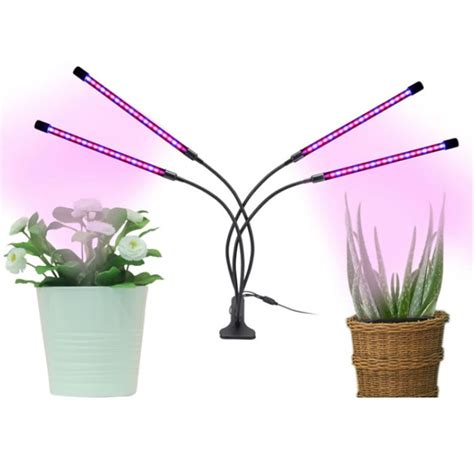 USB фито лампа для растений White LED Plants 18-2, 18 Вт, 2 светильника ...