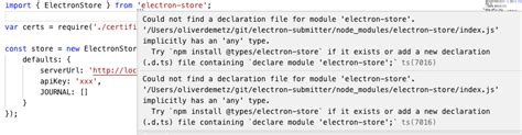 Index D Ts Missing · Issue 71 · Sindresorhus Electron Store · Github