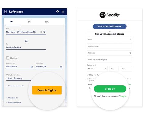 Guidelines For Awesome Web Form Design Justinmind
