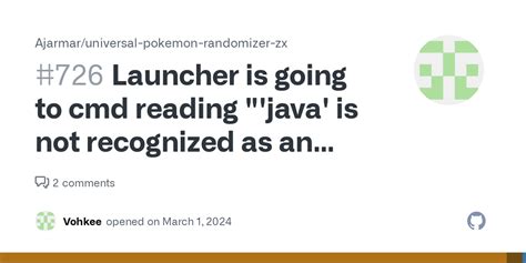 Launcher Is Going To Cmd Reading Java Is Not Recognized As An