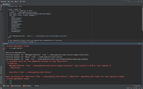 Pod Install Issue Issue Ivpusic React Native Image Crop Picker GitHub