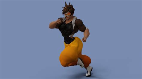 Tracer Running By Imial On Deviantart