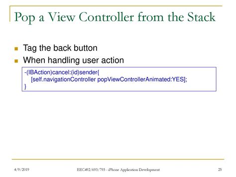 eec 492 693 793 iphone application development ppt download