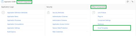 Email Template Option In Oracle Apex 182