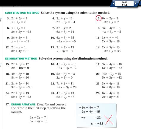 3 2 Solving Systems Algebraically
