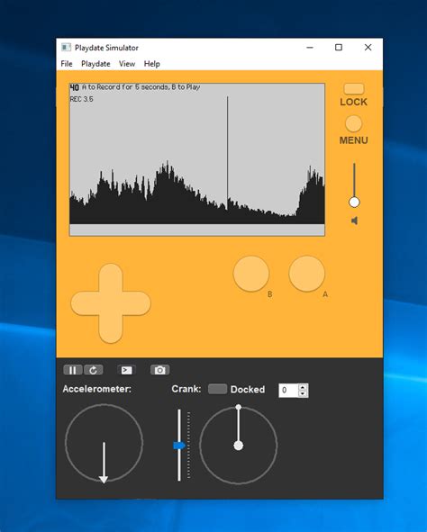 The Playdate Simulator Part Of The Playdate Sdk Is Now Up And Running