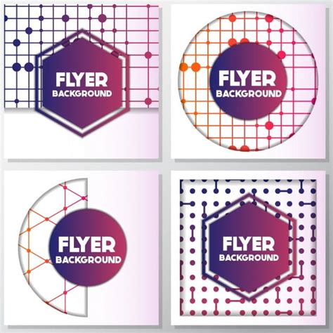 도트 전단지 디자인 Eps Uidownload