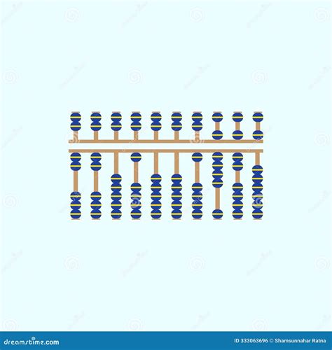 Mathmatic Calculation Abacus Design Template Stock Illustration Illustration Of Icon