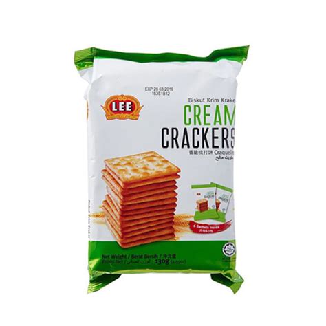 Lee Biscuits Cream Crackers 340gr 12 Carton Tasty Snack Indonesia