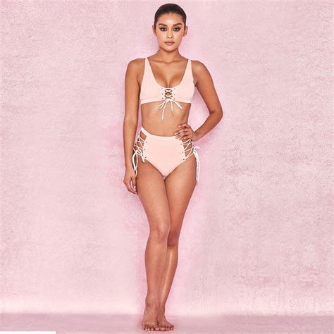 Fashion Design String Bikini Beach Bathing Suit Lace Up High Waist