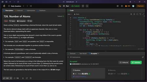 day 240 of problemsolving in leetcode hariharan v posted on the