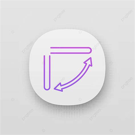 Air Direction Settings App Icon Application Option Navigation Vector