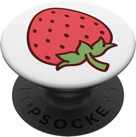 Pop Sockets Grip Stand Strawberry Red Popsockets Popgrip
