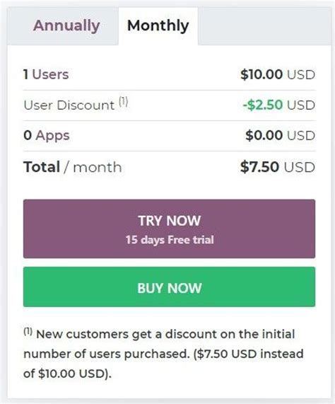 Odoo ERP Pricing Cost And Pricing Plans