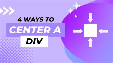 4 Quick And Easy Ways To Center A Div With HTML And CSS YouTube