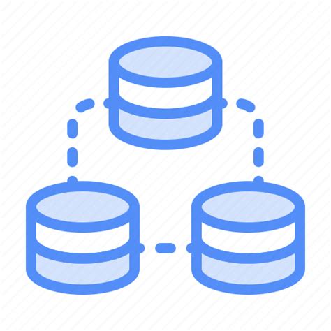 Bigdata Database Iot Intelligent Cloud Hosting Server Icon