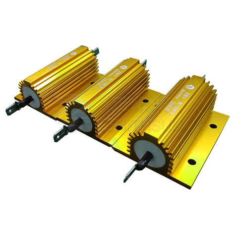Aluminum Housed Resistor Gold Aluminum Resistor Zenithsun Electronics