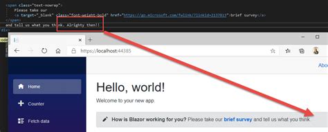 Blazor Is It Possible To Enable Changes To Cshtml In Debugging In Visual Studio Stack Overflow