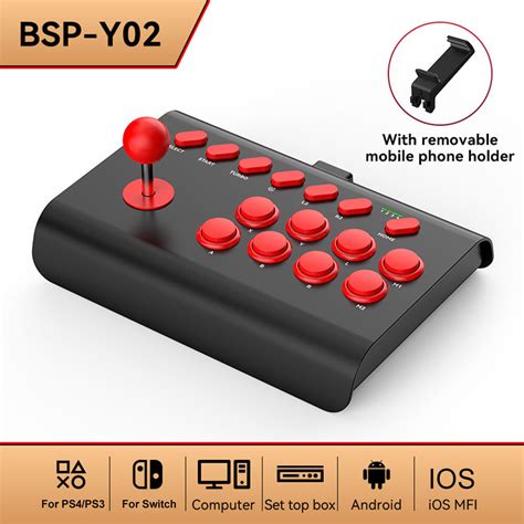 Jual 6 8 In 1 Retro Arcade Console Game Joystick Rocker Wireless Bluetooth Wired Fighting