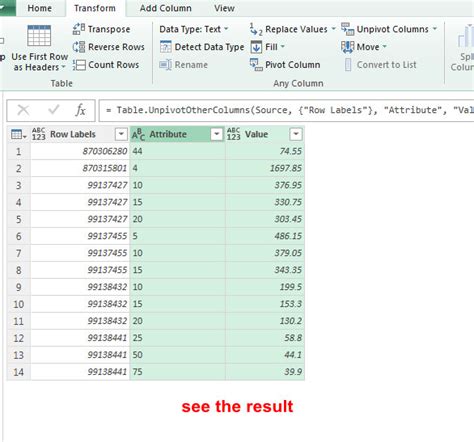 Solved Transpose Pivot Table With Dynamic Headings To A L Solved Transpose Pivot Table With Dynamic Headings To A L