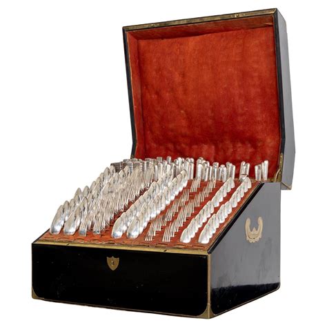 Russian Cutlery In A French Case Late 19th To Early 20th Century For Sale At 1stdibs