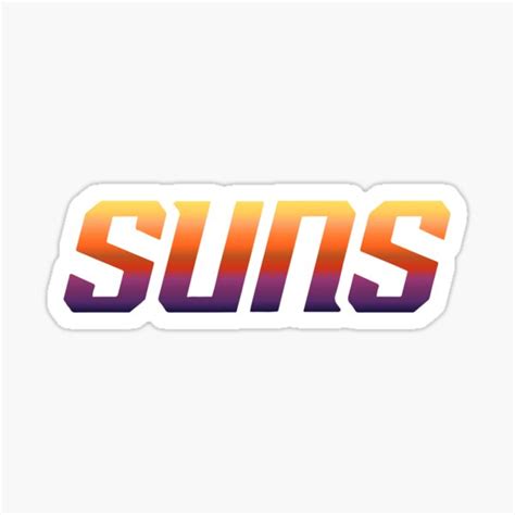 Phoenix Suns Sunset Sticker For Sale By Sunsjamsession Redbubble