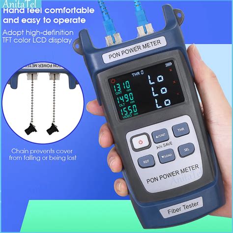 Cl 350u A Upc Apc Port Opm Fiber Optic Cable Tester 1310 1490 1550nm
