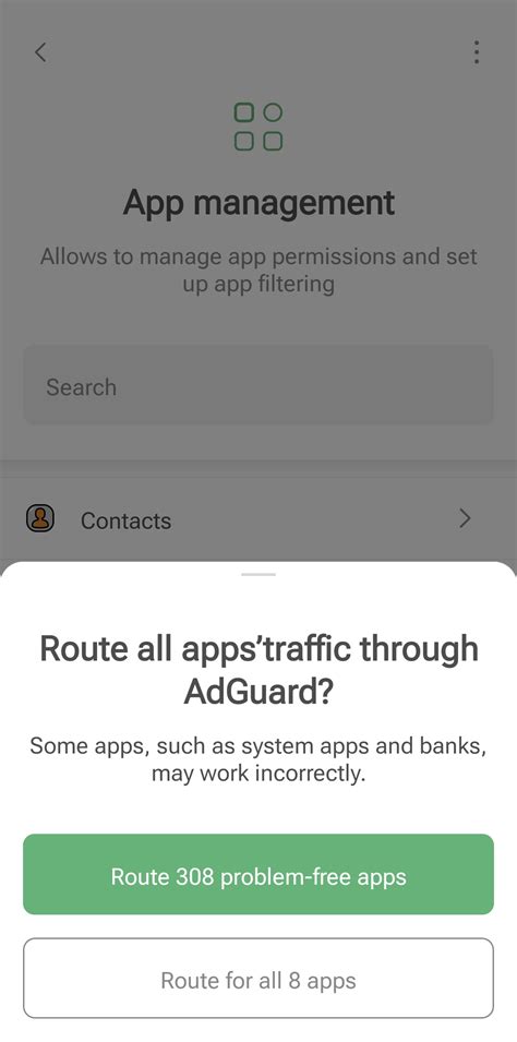 Incorrect Button Logic In The App Management Section · Issue 4355 · Adguardteam