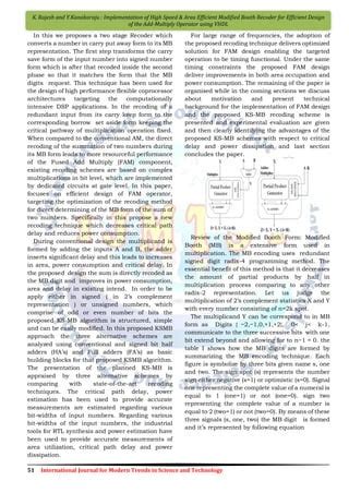 Implementation Of High Speed Area Efficient Modified Booth Recoder For Efficient Design Of The