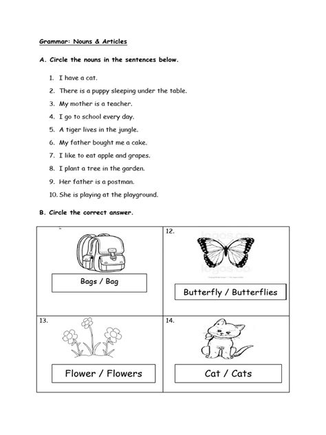 Nouns And Articles Pdf