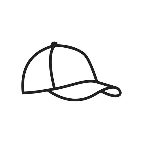 Hat Outline Style Icon 13449001 Vector Art At Vecteezy