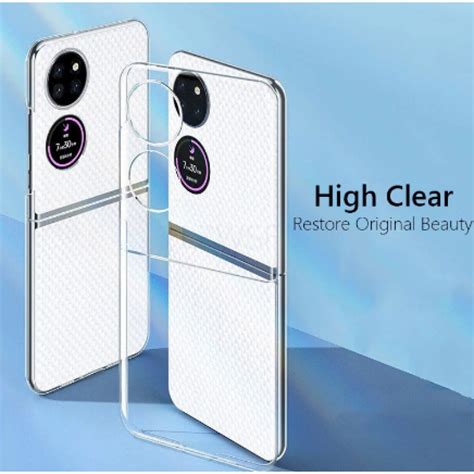 Θήκη PC Acrylic Velvet Pouch Huawei P50 Pocket Clear