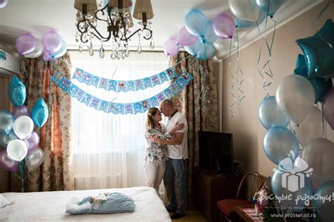 Как украсить комнату на выписку из роддома фото своими руками: Как ...