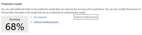 评估初始客户付款预测模型 finance dynamics 365 microsoft learn