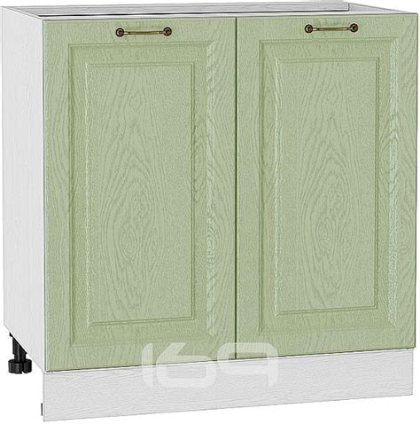 Шкаф нижний с 2 мя дверцами Ницца Н 800 Дуб оливковый Белый Купить в Москве цена от 7 470 руб