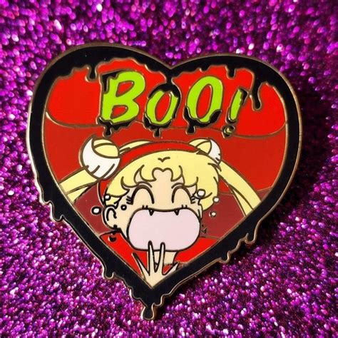 Boutique Jewelry Sailor Moon Usagi Boo Screaming Halloween Scary