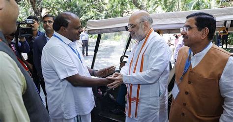 Sex Scandal Will Not Impact Ties Amit Shah To Hd Kumaraswamy Rindia