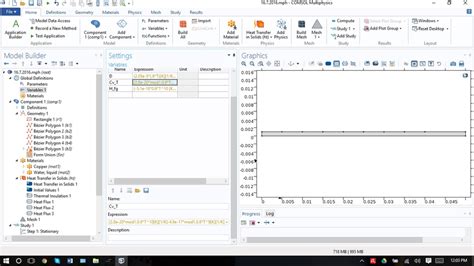 how can i write a variable with temperature dependent in comsol