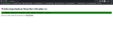 How To Use Inline Inline Block Display In Css Webdeveloperindia In Web Developer India